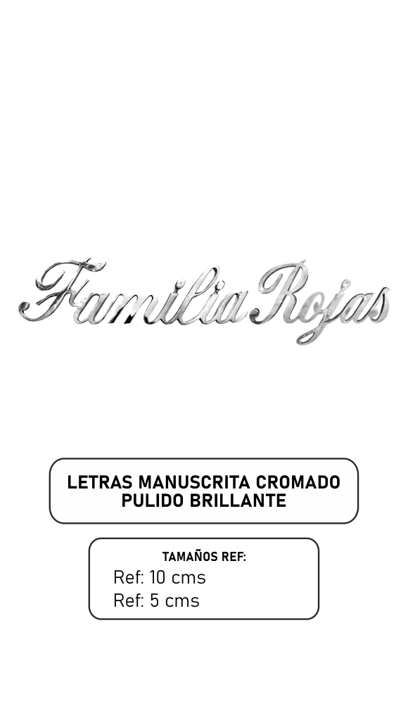 Letras y Números – BRONCERIA REY DE COPAS